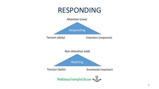 Responding vs. Reacting, Mindfulness Training Online