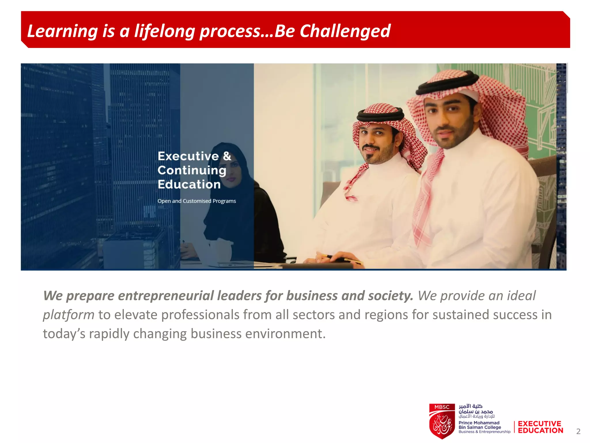 Entrepreneurial approach Executive education | PDF