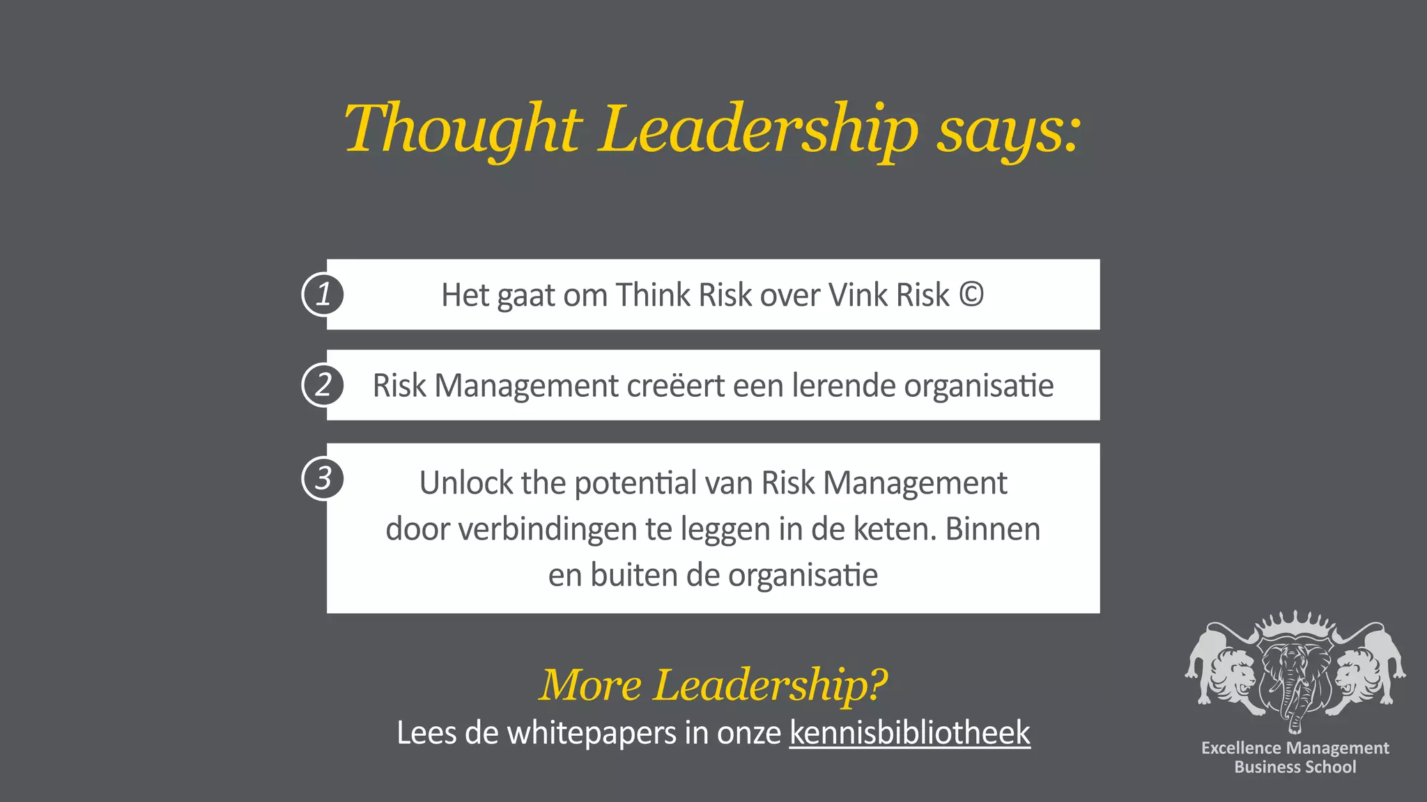 Risk Management Learnings #2 Veiligheidsregio Rijnmond | PPT