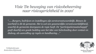 Risk Management Learnings #2 Veiligheidsregio Rijnmond | PDF