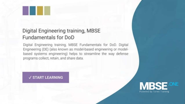 MBSE for Dod, Digital Engineering Training | PPT