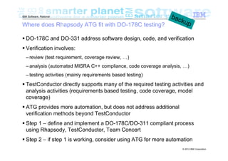 Model Based Systems and Software Engineering an overview of the IBM ...