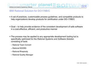 Model Based Systems and Software Engineering an overview of the IBM ...