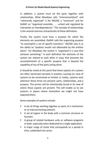 Model-Based System Engineering-Vitech | PDF