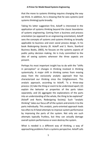 Model-Based System Engineering-Vitech | PDF