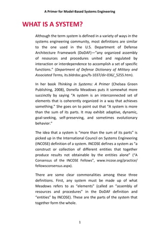 Model-Based System Engineering-Vitech | PDF