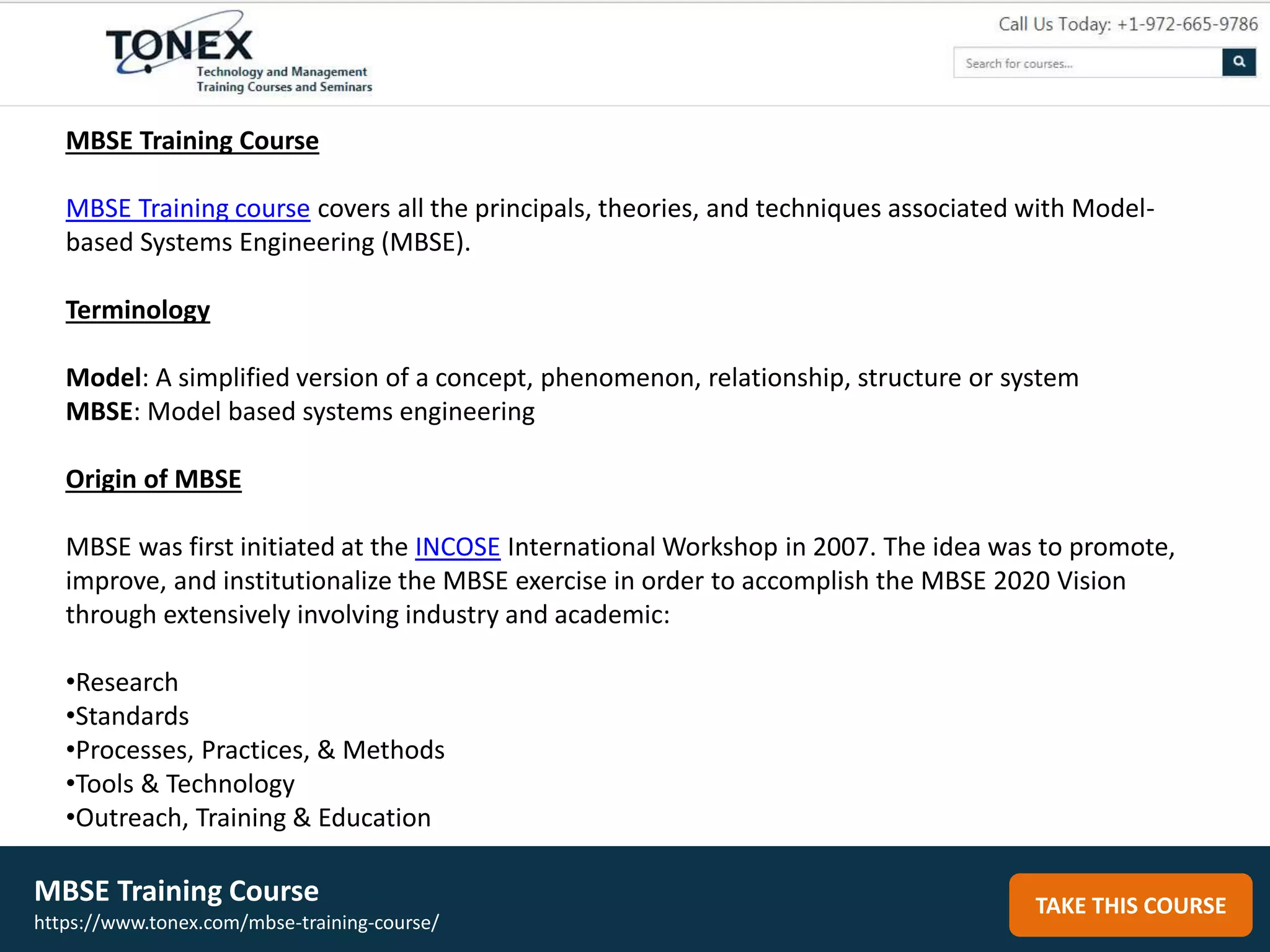 MBSE Training Course | PPTX