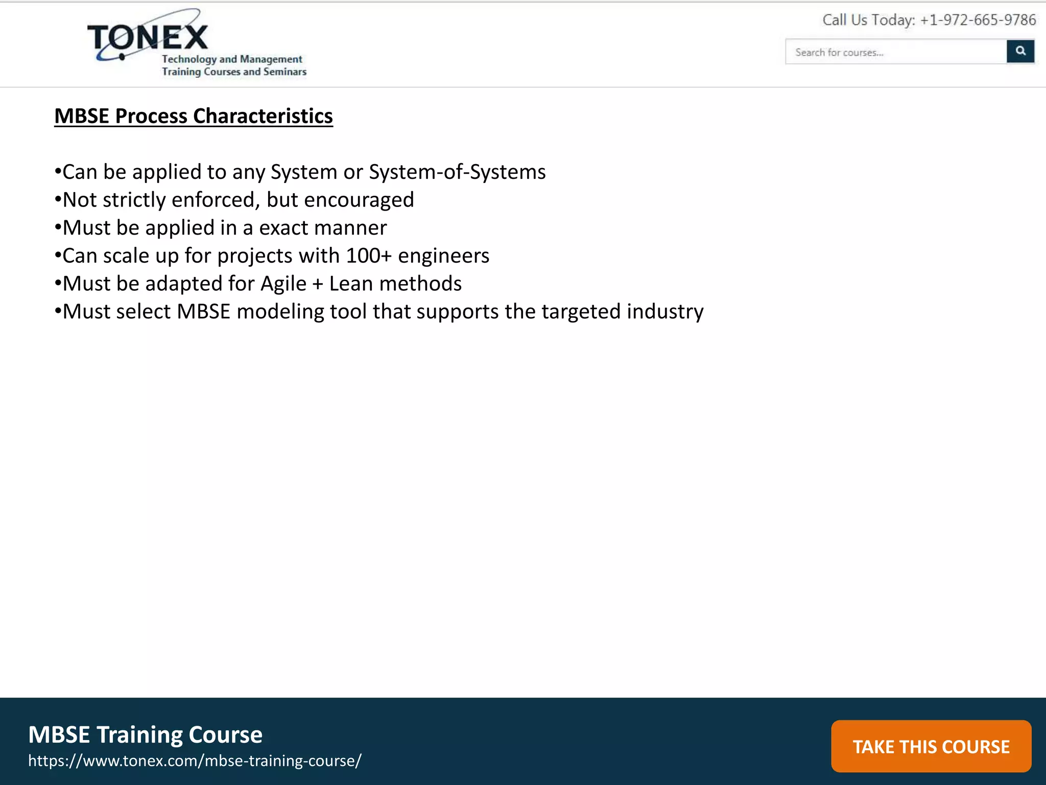 MBSE Training Course | PPTX