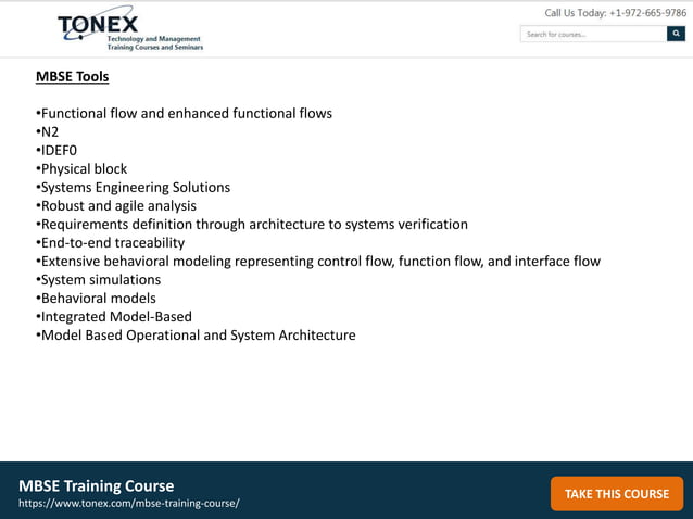 MBSE Training Course | PPTX