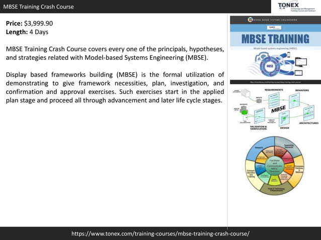 MBSE Training Crash Course - Presented by Tonex | PPT