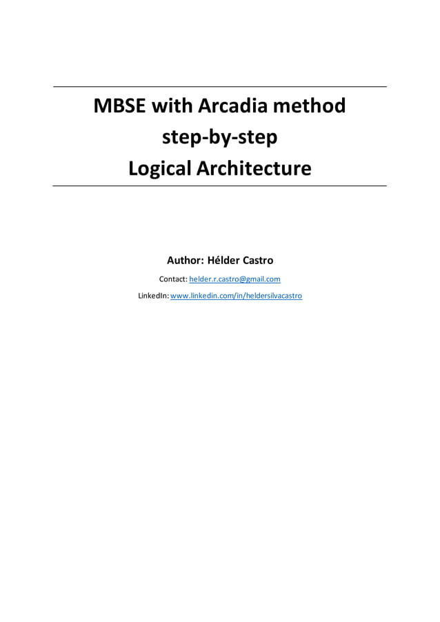 MBSE with Arcadia method step-by-step Logical Architecture.pdf