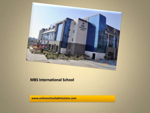 Mbs international school | PPT
