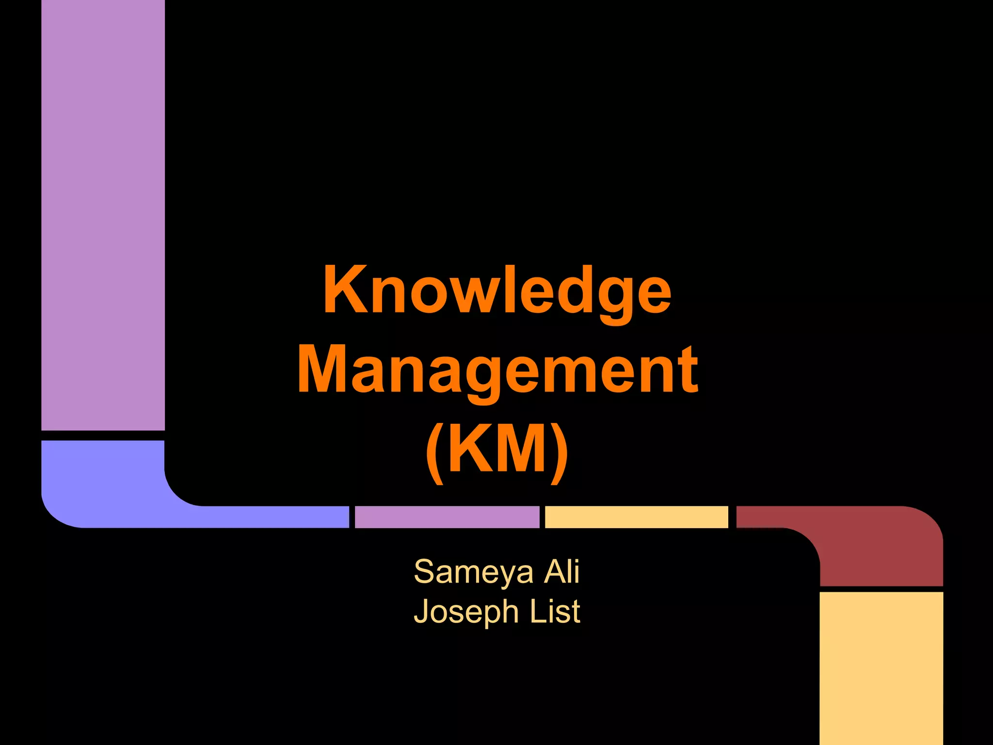 Knowledge Management ppt | PPT