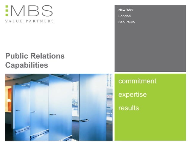 MBS Value PR Credentials | PPT