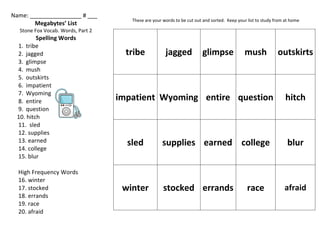 Mb stone fox pt2 | PDF