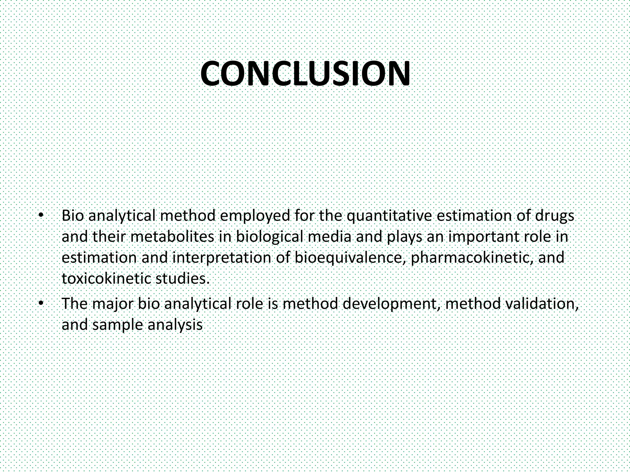 bio analytical method validation usfda guidlines | PPTX