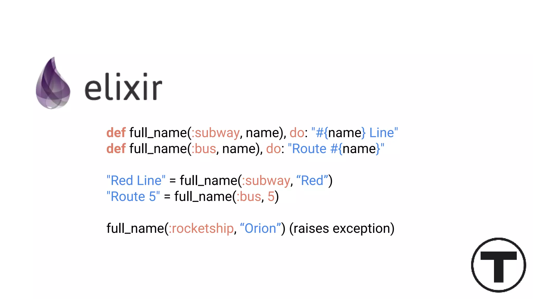 Old Company - New Technology, Elixir @ the MBTA | PPT