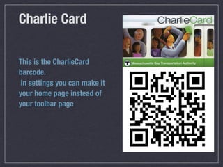 E-Z Vending & CharlieCard App | PPT