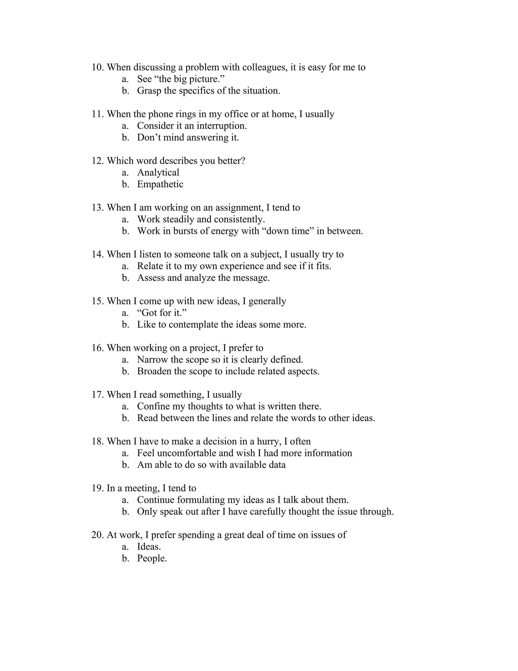Mbti | PDF | Science