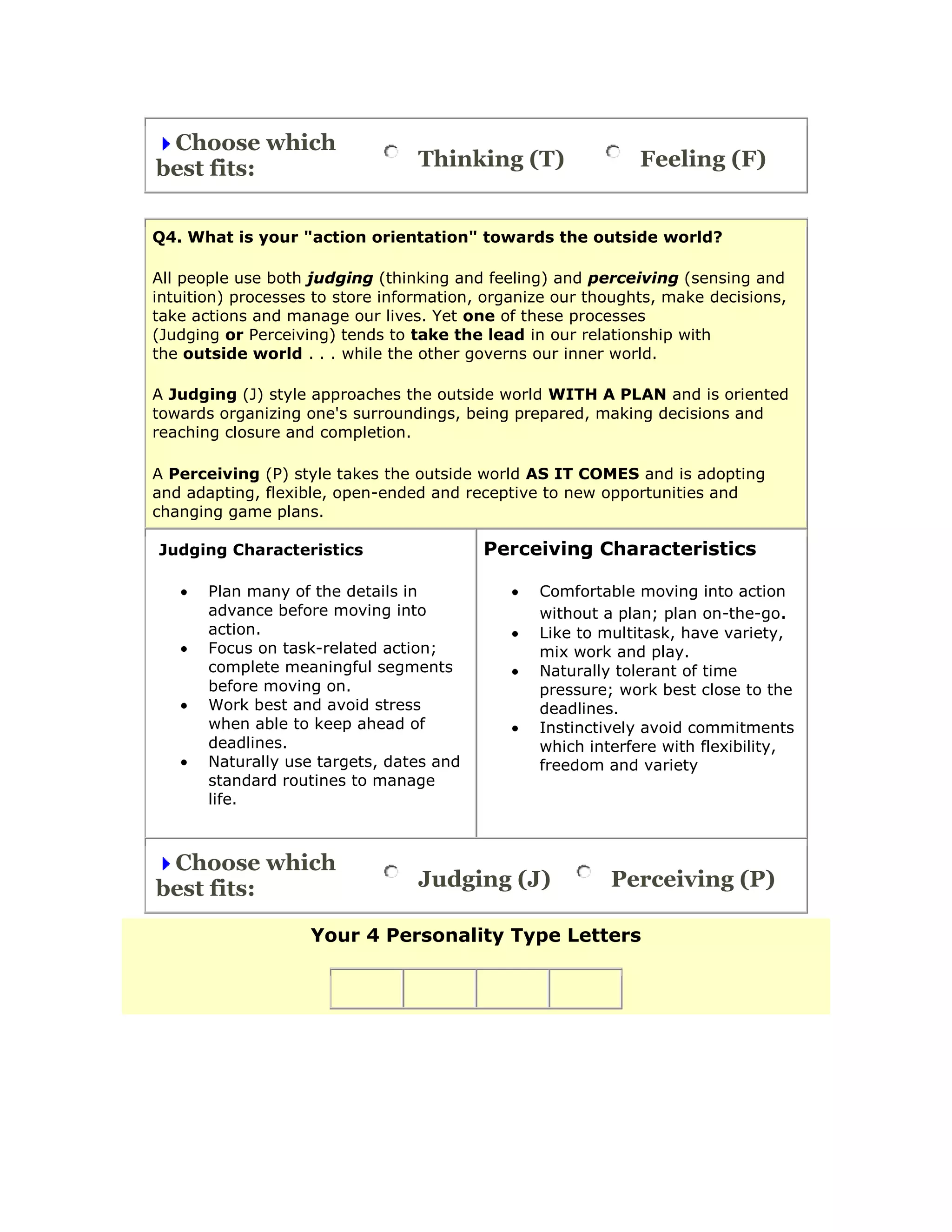 Mbti | DOCX