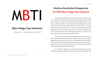 Mbti | PDF