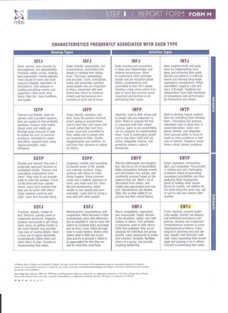 MBTI | PDF