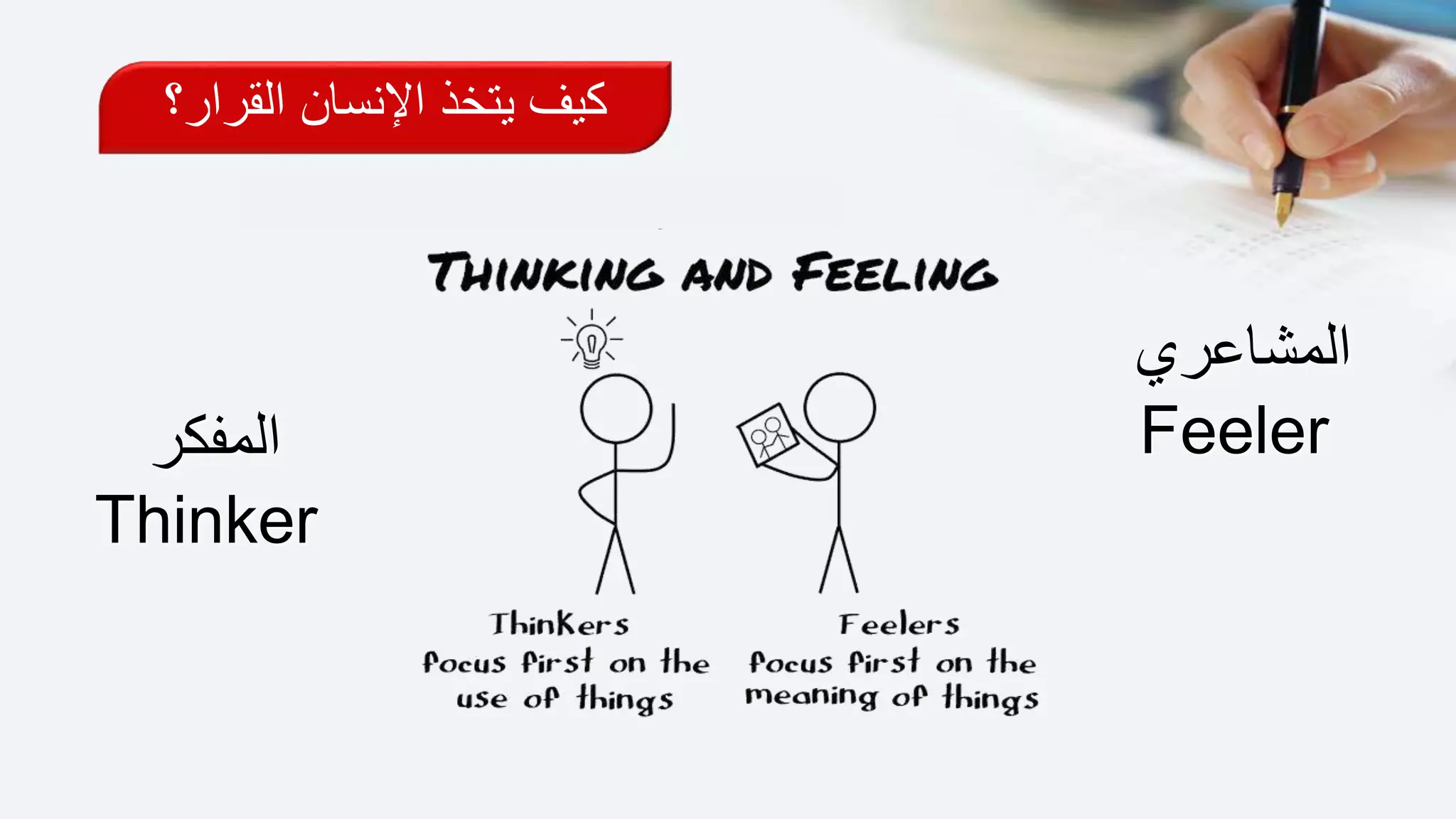 تحليل انماط الشخصية بأسلوب MBTI | PPSX