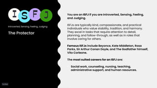 The Myers-Briggs Type Indicator (MBTI) and Career path | PDF