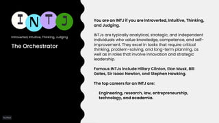 The Myers-Briggs Type Indicator (MBTI) and Career path | PDF