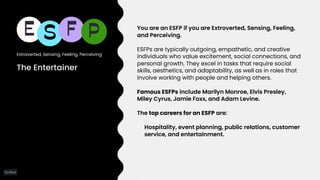 The Myers-Briggs Type Indicator (MBTI) and Career path | PDF