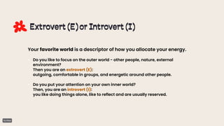 The Myers-Briggs Type Indicator (MBTI) and Career path | PDF