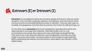 The Myers-Briggs Type Indicator (MBTI) and Career path | PDF