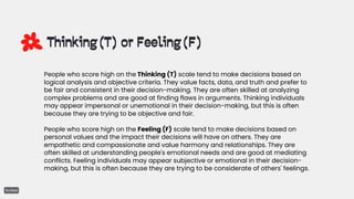 The Myers-Briggs Type Indicator (MBTI) and Career path | PDF