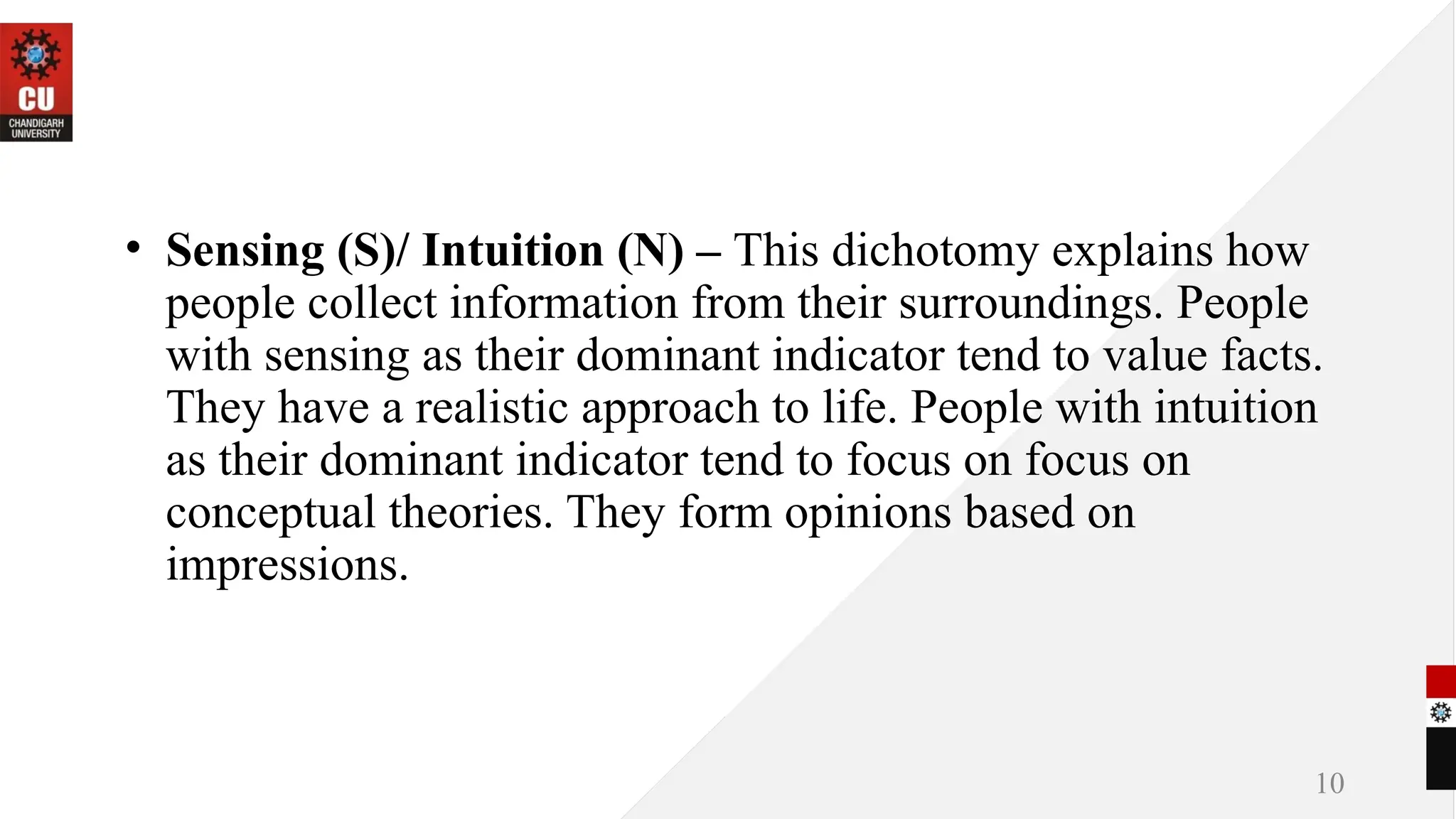 MBTI management practices and organisational behaviour | PPTX