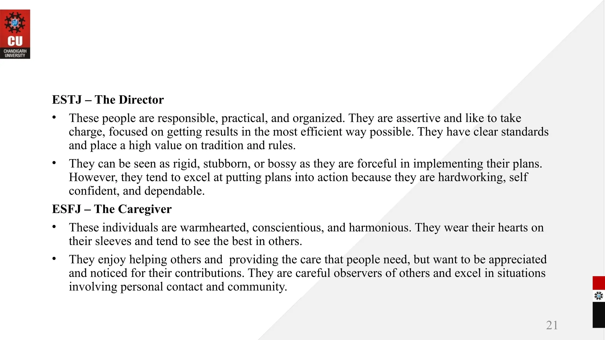 MBTI management practices and organisational behaviour | PPTX