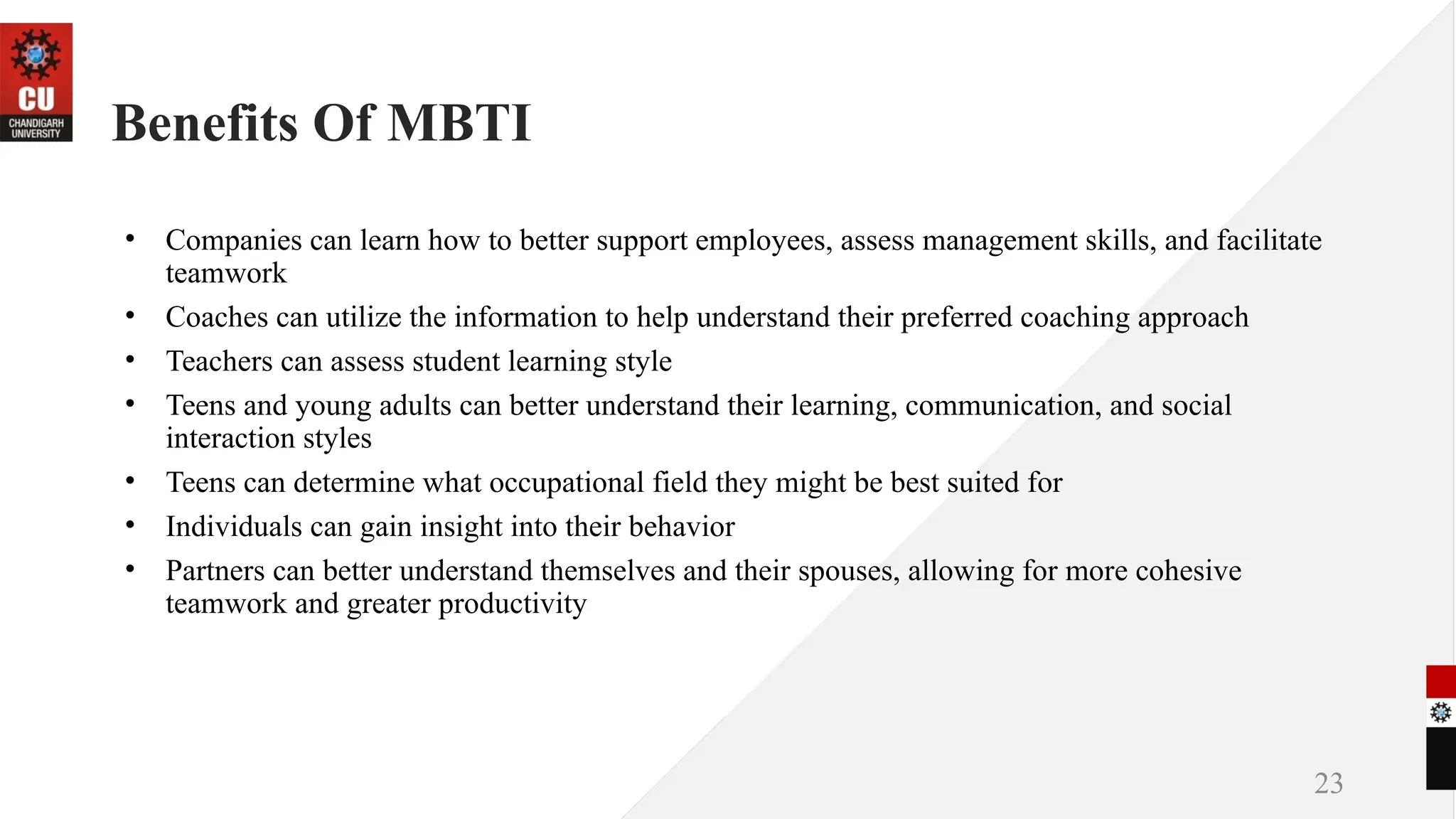 MBTI management practices and organisational behaviour | PPTX