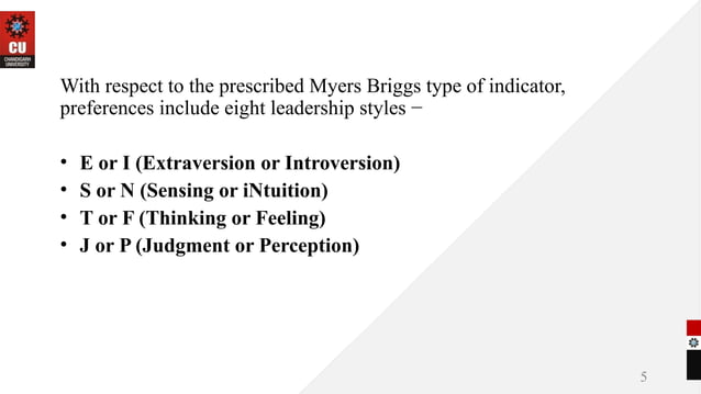 MBTI management practices and organisational behaviour | PPTX
