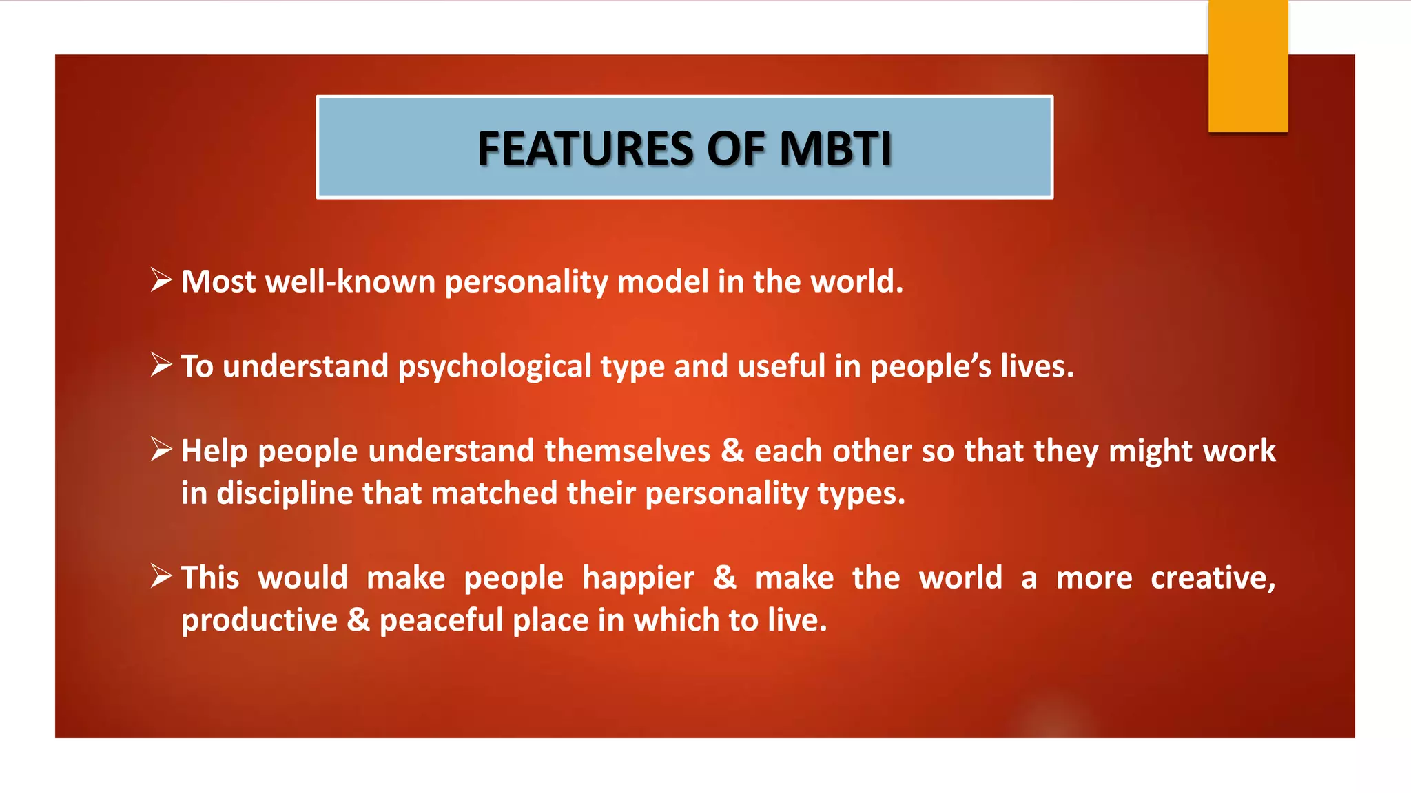 Myers-Briggs Type Indicator | PPTX