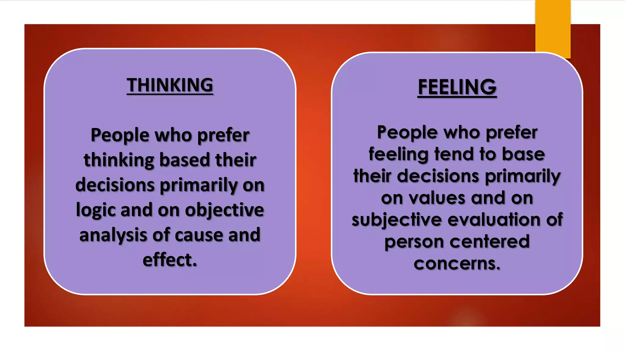 Myers Briggs Type Indicator. | PPT