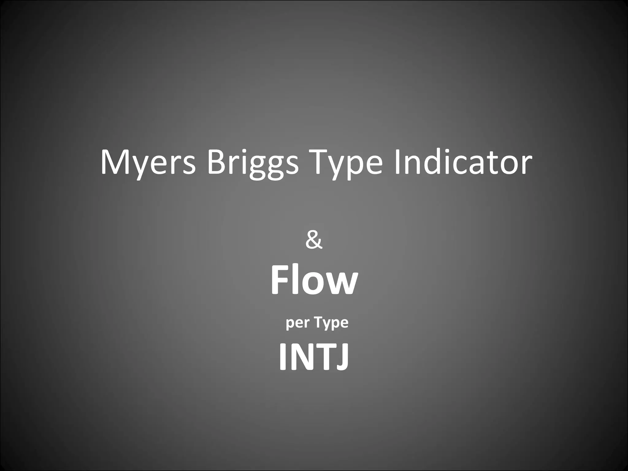 Mbti Intj | PPT