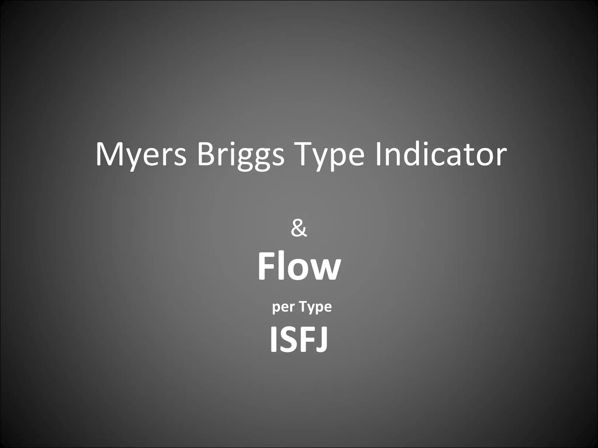 Mbti Isfj | PPT