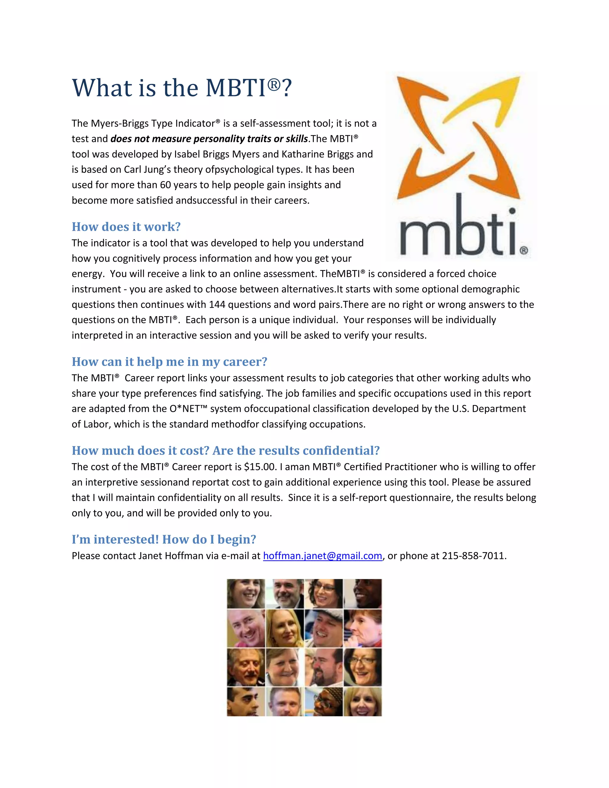 MBTI ® offer | DOCX