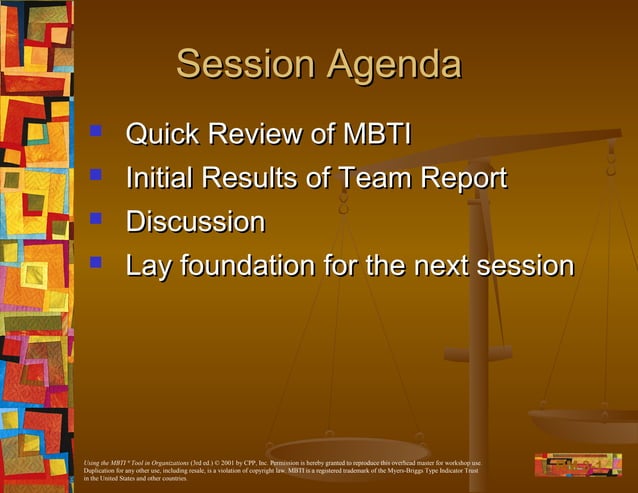 MBTI Team Workshop | PPT