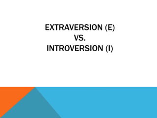 MBTI for Teachers | PPTX