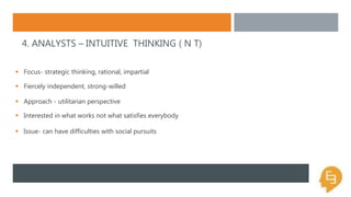 MBTI by Types | PPTX