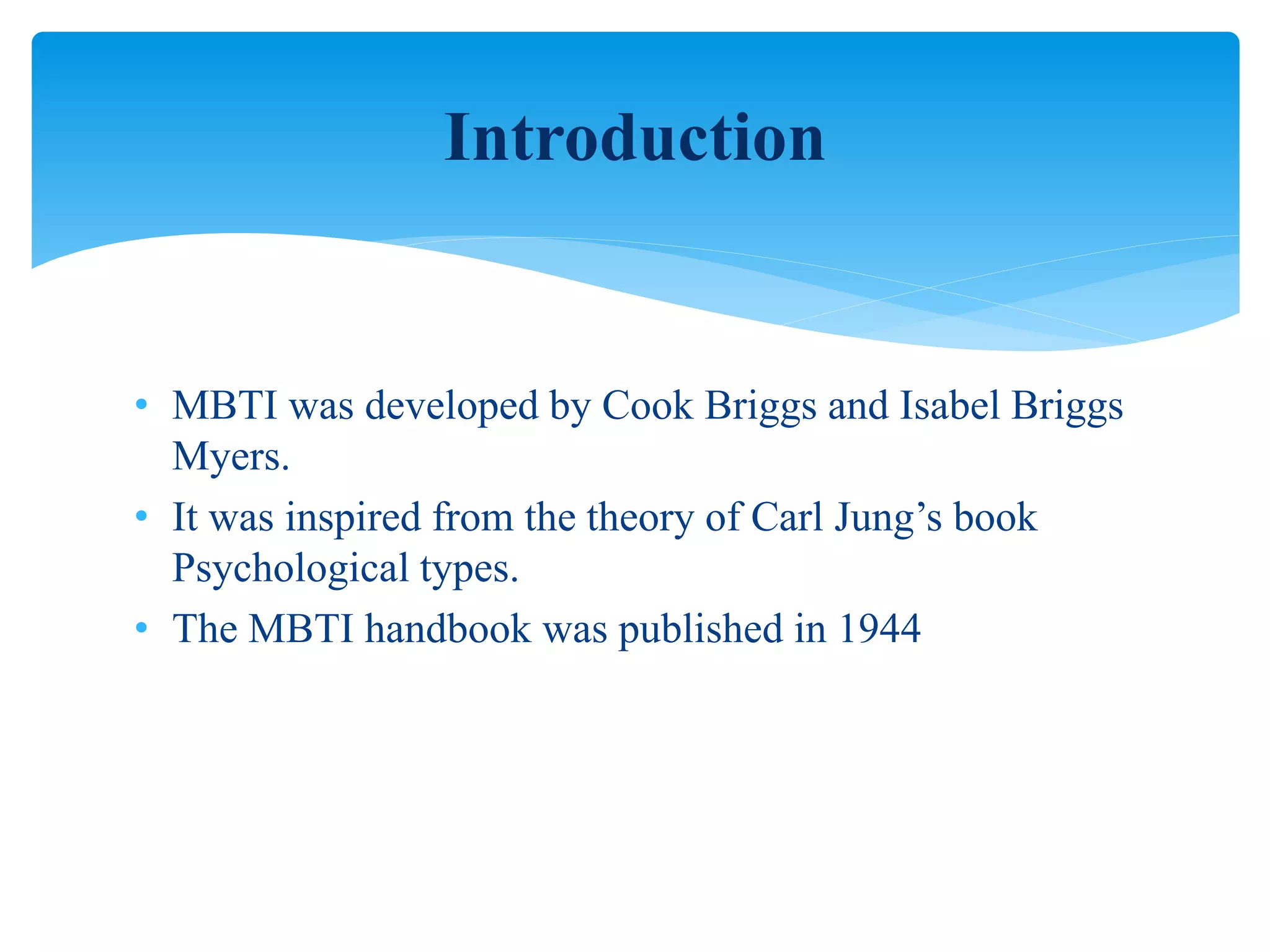 MBTI PERSONAILTY | PPTX