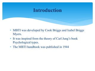 MBTI PERSONAILTY | PPTX | Science