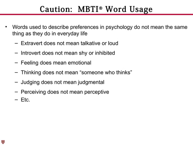 MBTI PPT | PPT | Career Advice | Careers