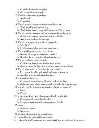 Mbti questionnairenew | DOCX