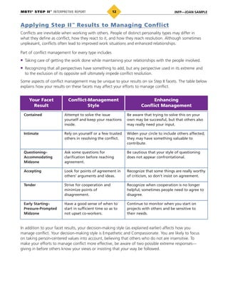 MBTI® Step II Interpretive Report | PDF